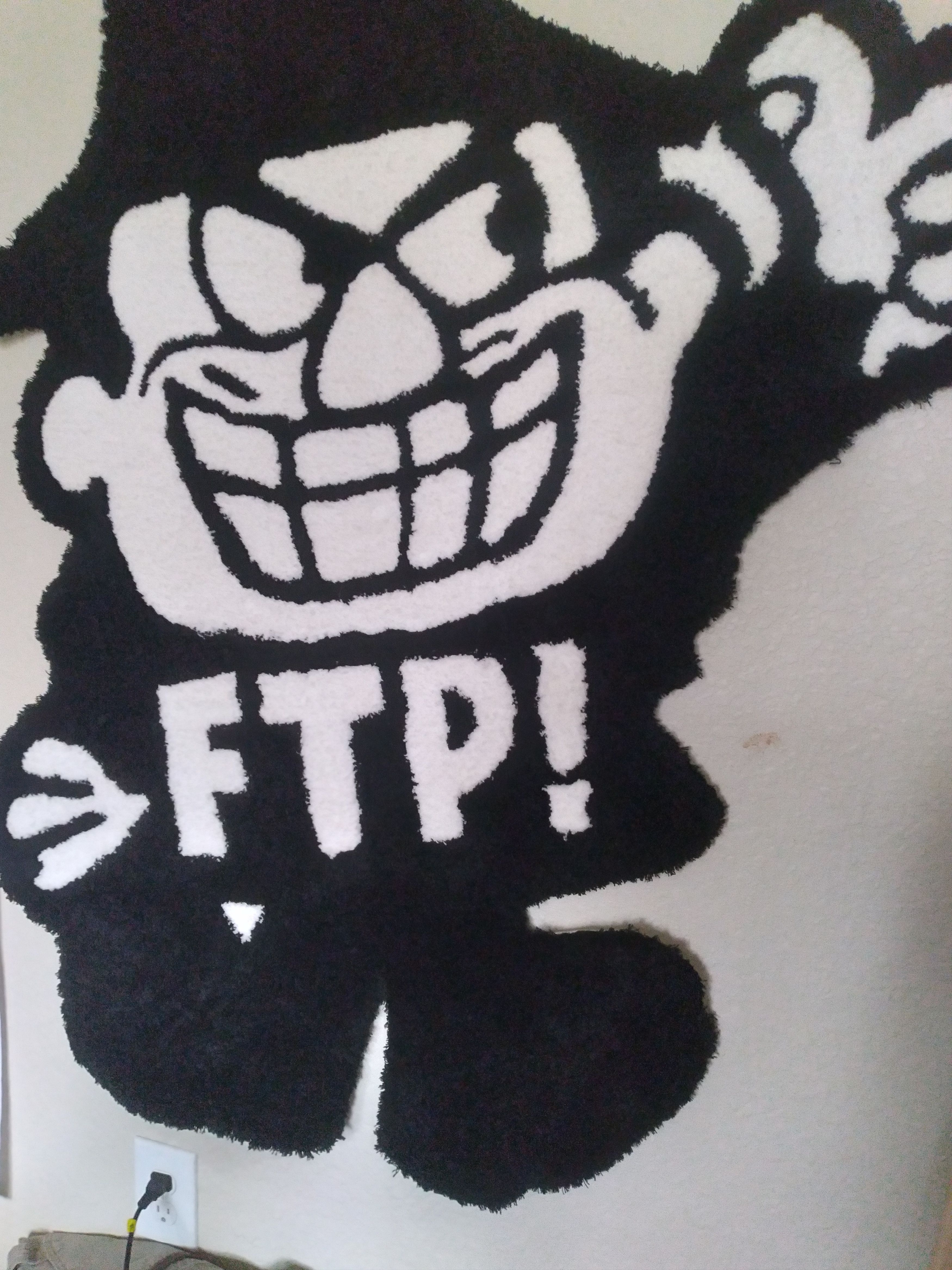 Fuck The Population FTP Boris Rug | Grailed