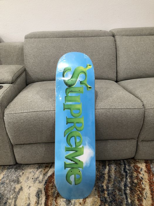 Supreme Supreme shrek clouds “dreamworks” skateboard skate deck | Grailed