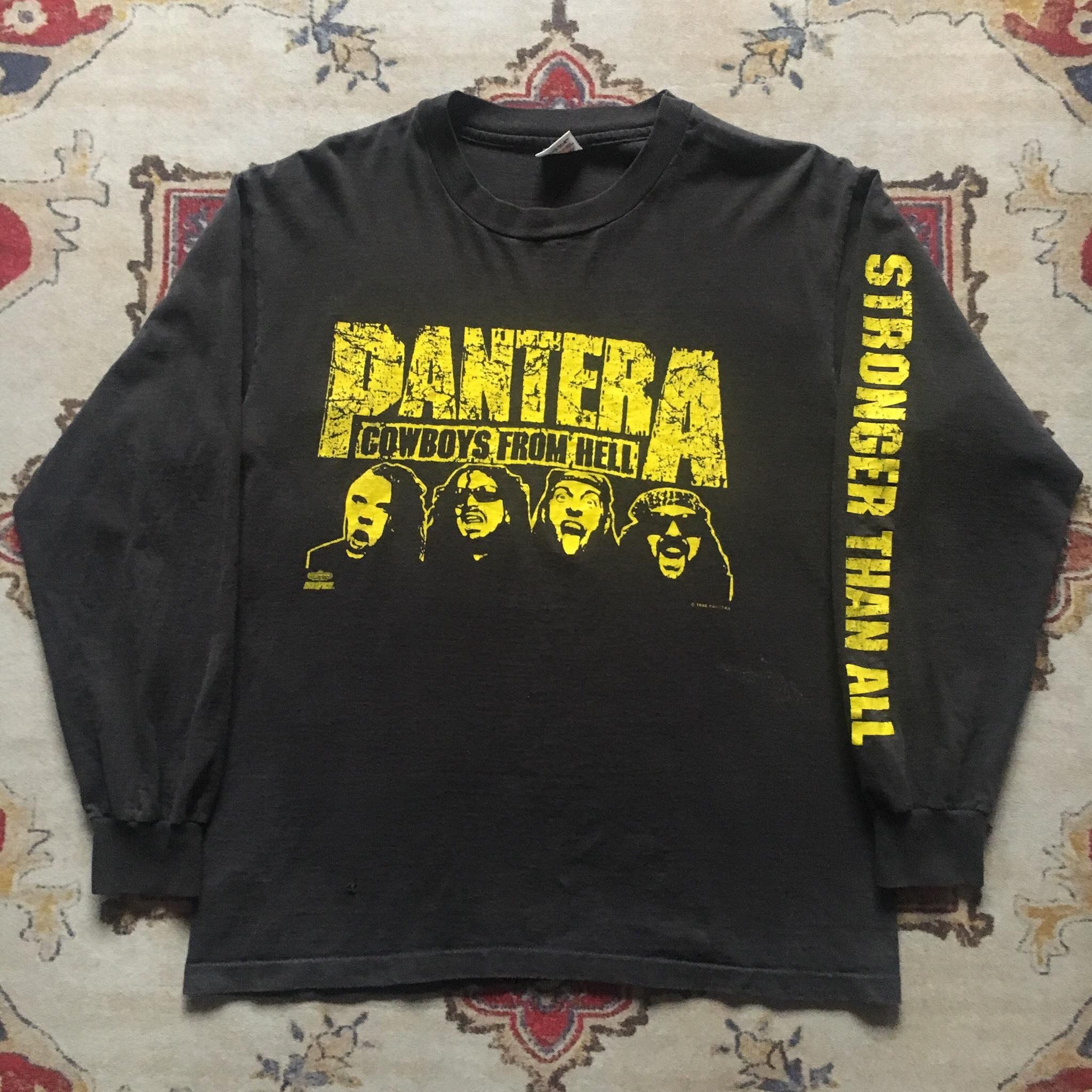 Vintage Vintage Pantera Long Sleeve Metal Band Shirt | Grailed