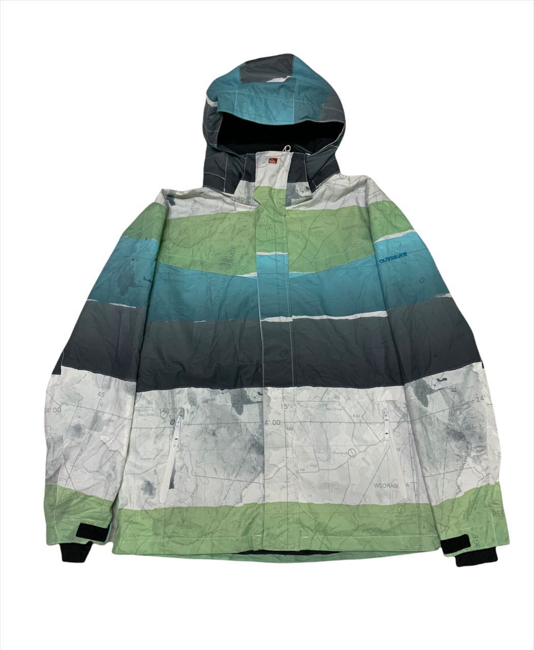 Quicksilver Quicksilver Map Techwear Jacket | Grailed
