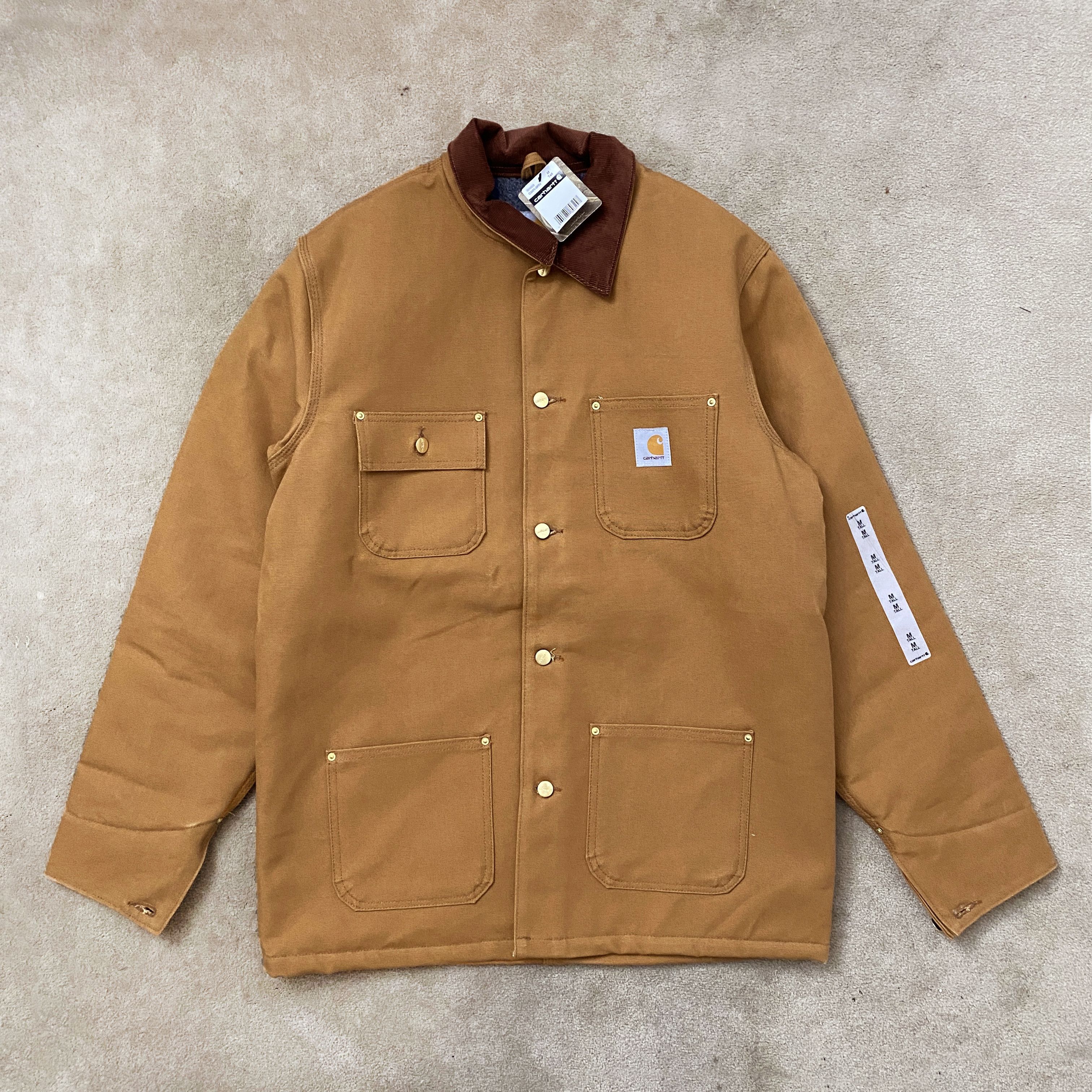 Carhartt NWT Carhartt C001 Blanket-Lined Duck Chore Coat Medium Tall | Grailed