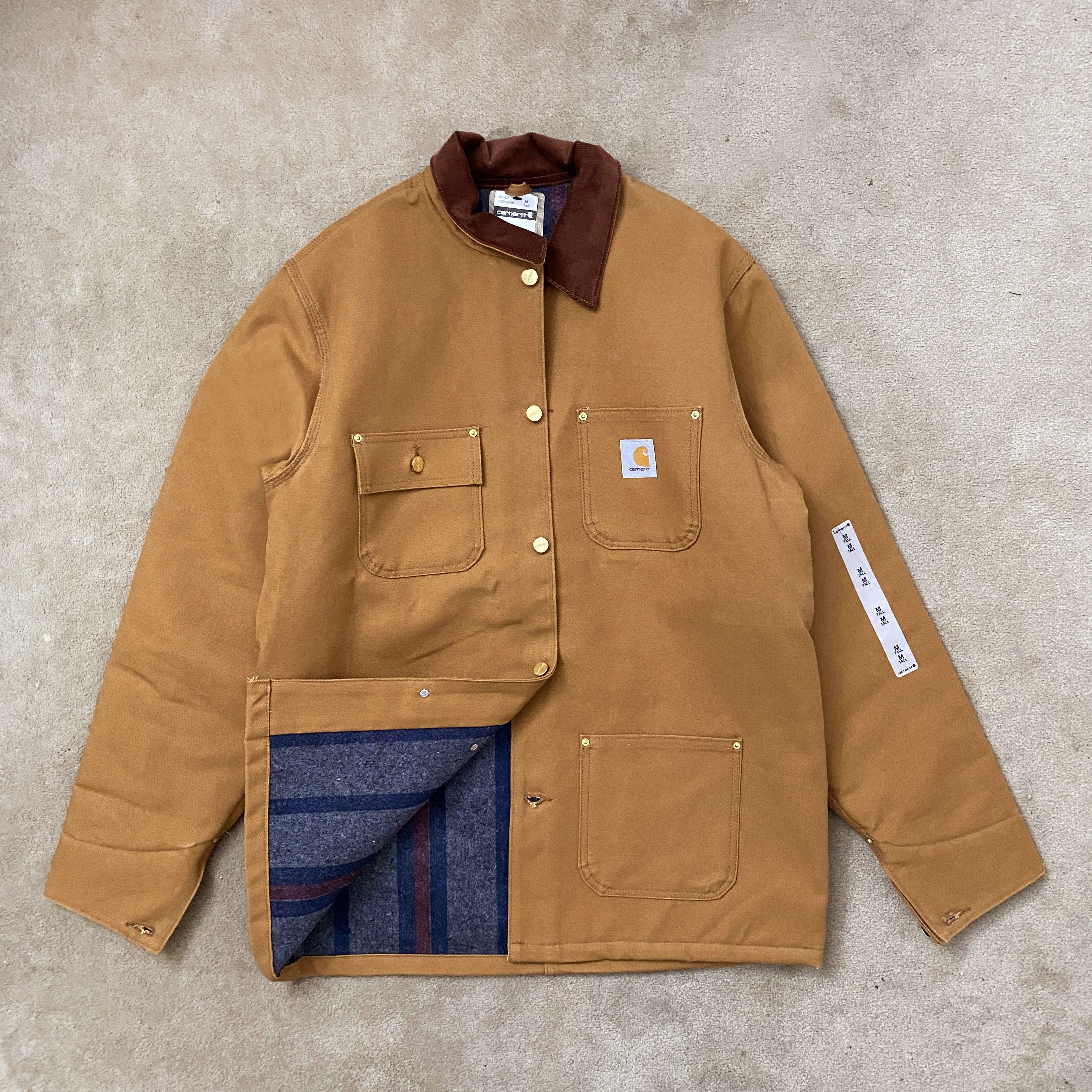 Carhartt NWT Carhartt C001 Blanket-Lined Duck Chore Coat Medium Tall | Grailed