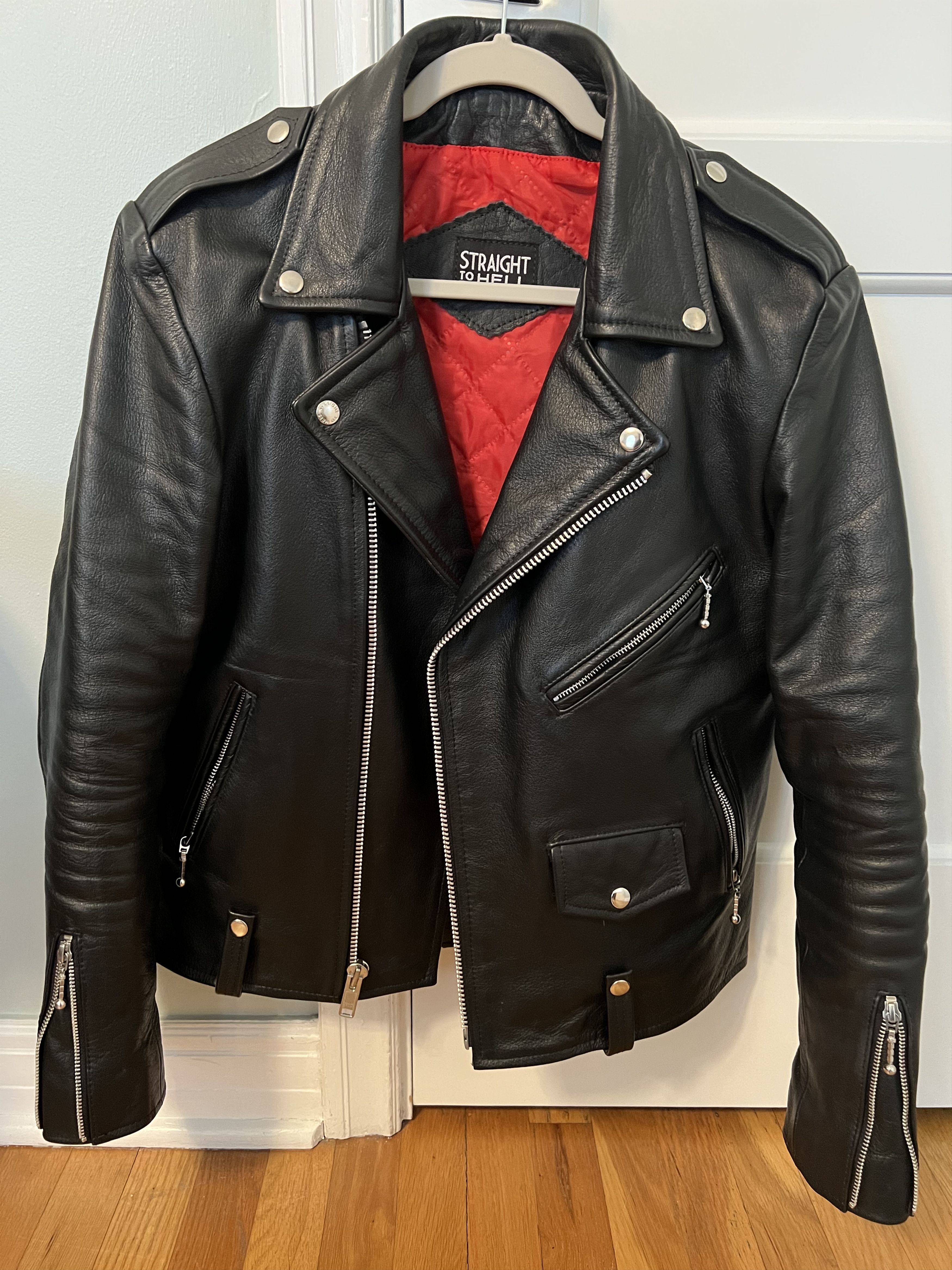 Straight To Hell Straight To Hell Commando Leather Jacket | Grailed