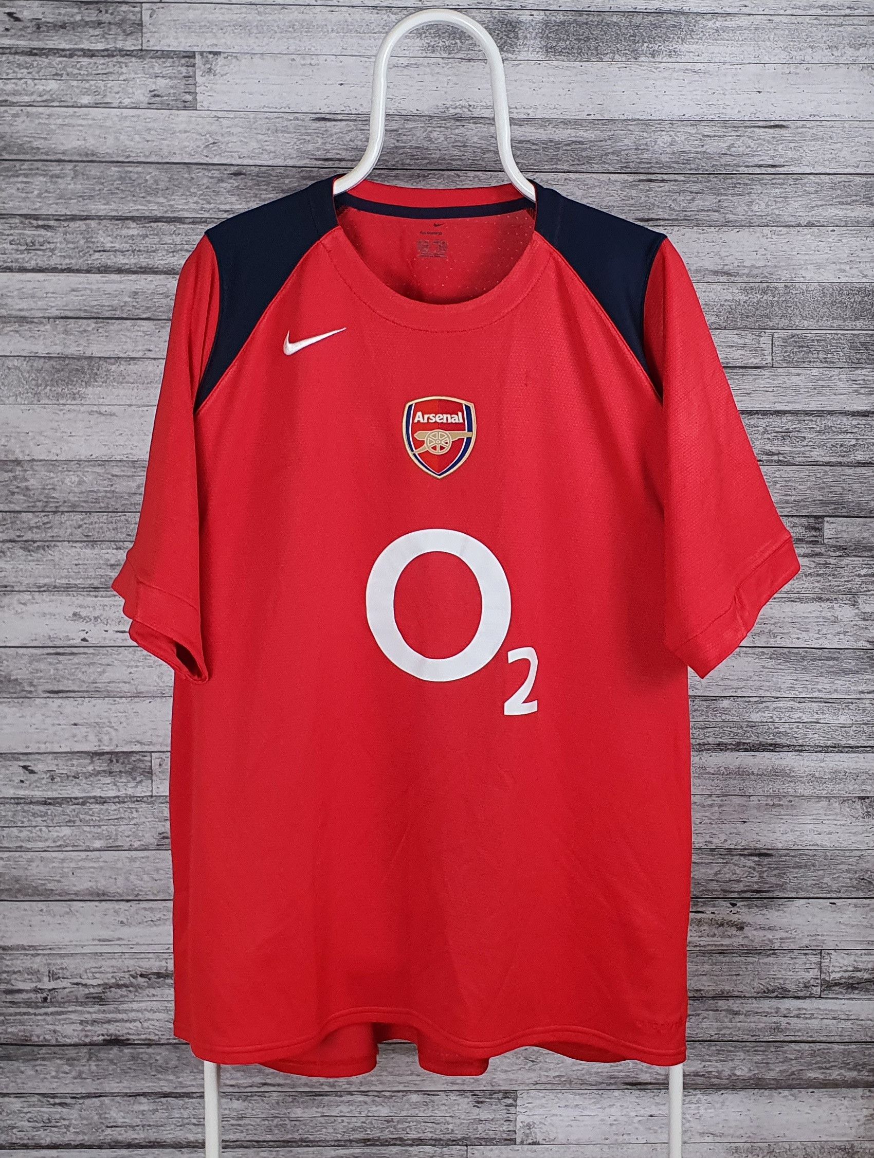 Nike Nike Total 90 Arsenal 2004/2005 O2 Training Retro Jersey XL | Grailed
