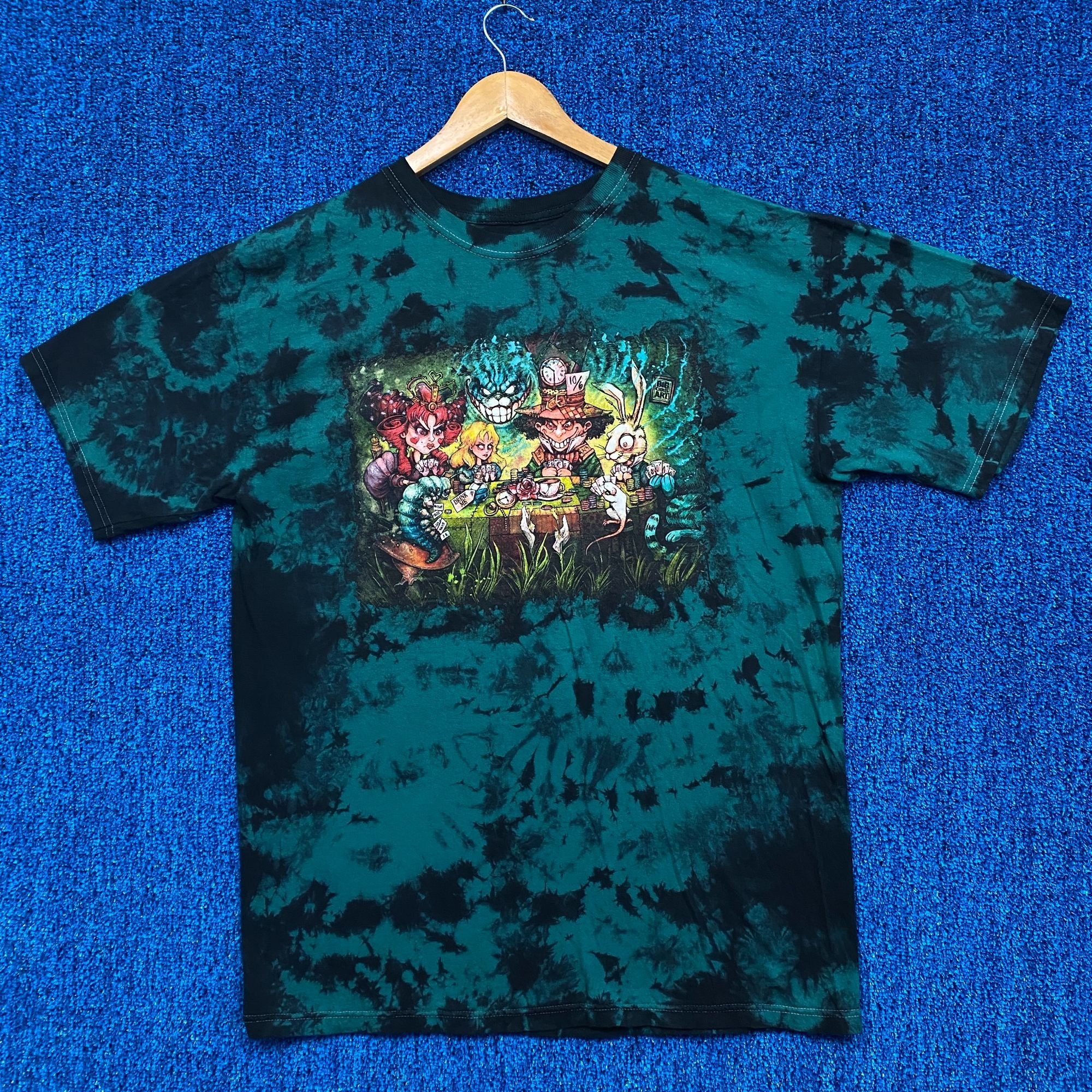 Streetwear Alice in Wonderland LSD Horror Tie Dye L | Grailed