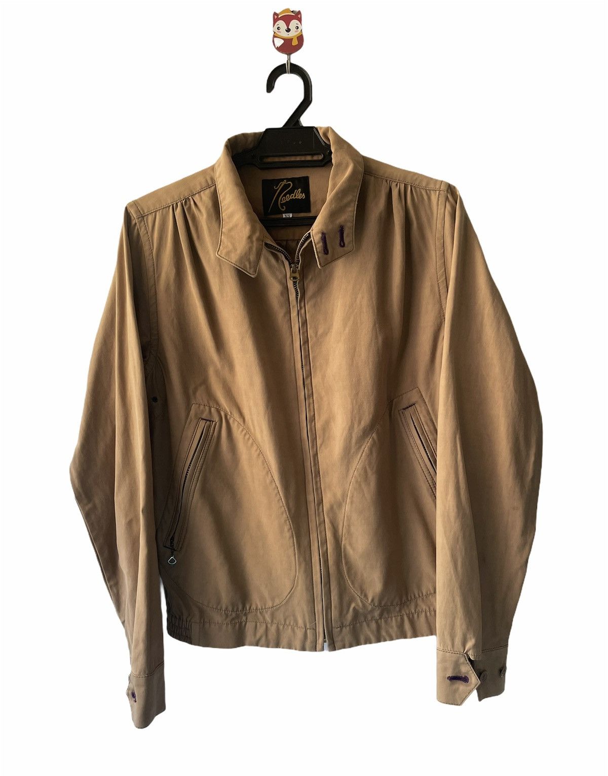 Needles × Nepenthes New York NEEDLES Zip Up Harrington Jacket | Grailed