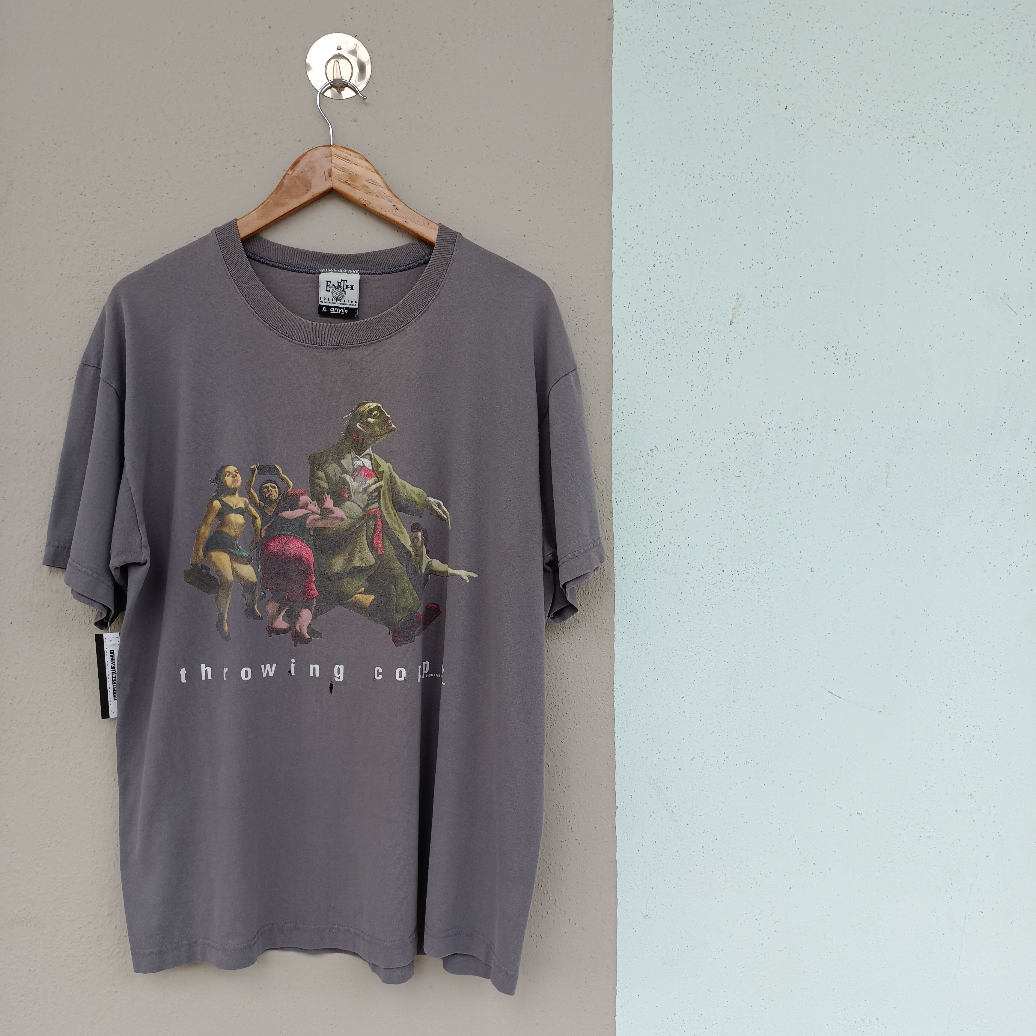 Band Tees × Tour Tee × Vintage VINTAGE 1995 LIVE THROWING COPPER TOUR T ...