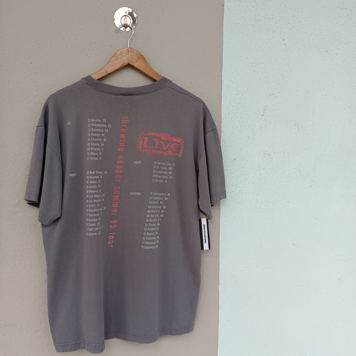 Vintage VINTAGE 1995 LIVE THROWING COPPER TOUR T-SHIRT | Grailed