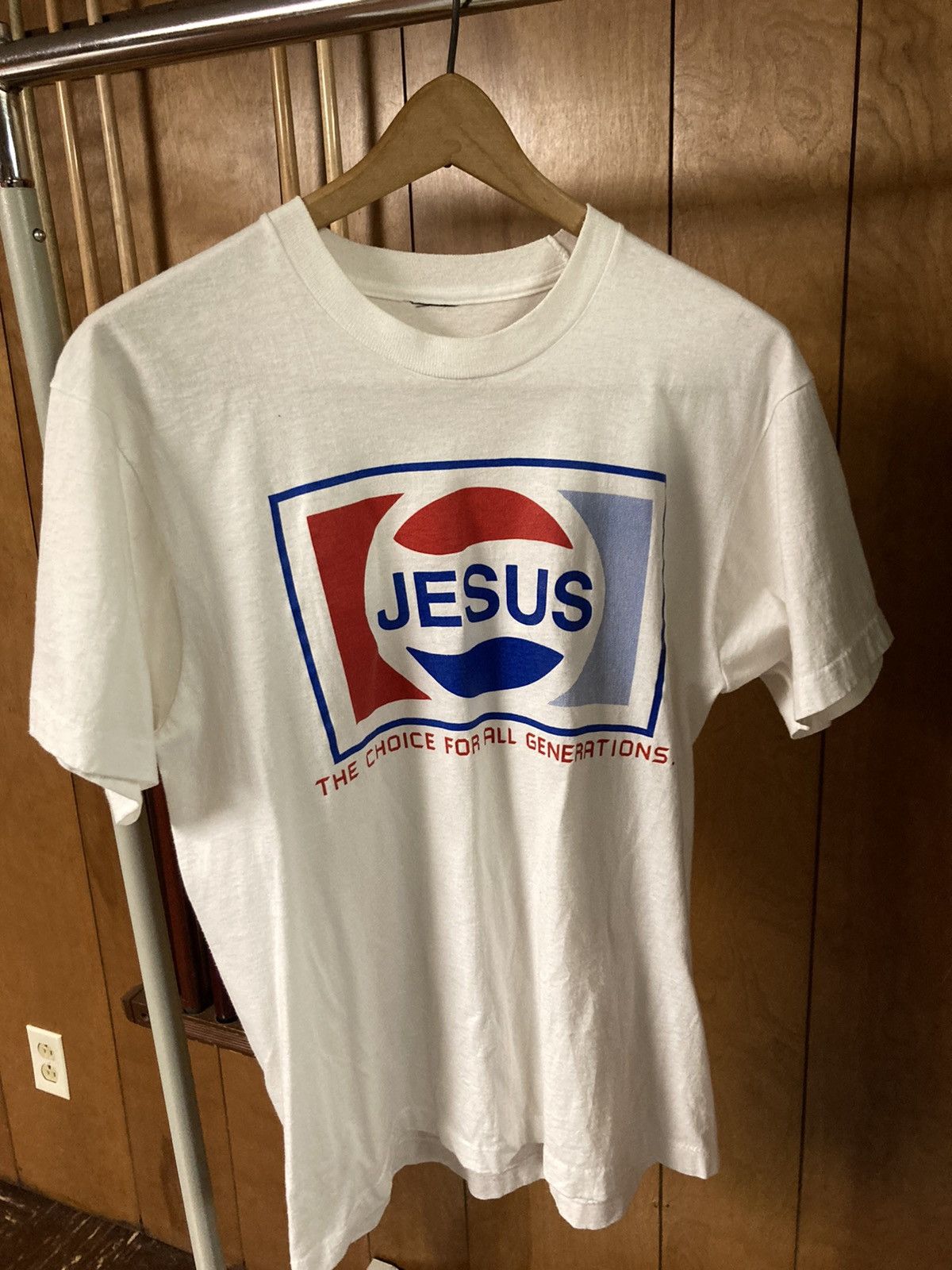 Religion × Vintage Jesus choice for all generations Pepsi shirt | Grailed