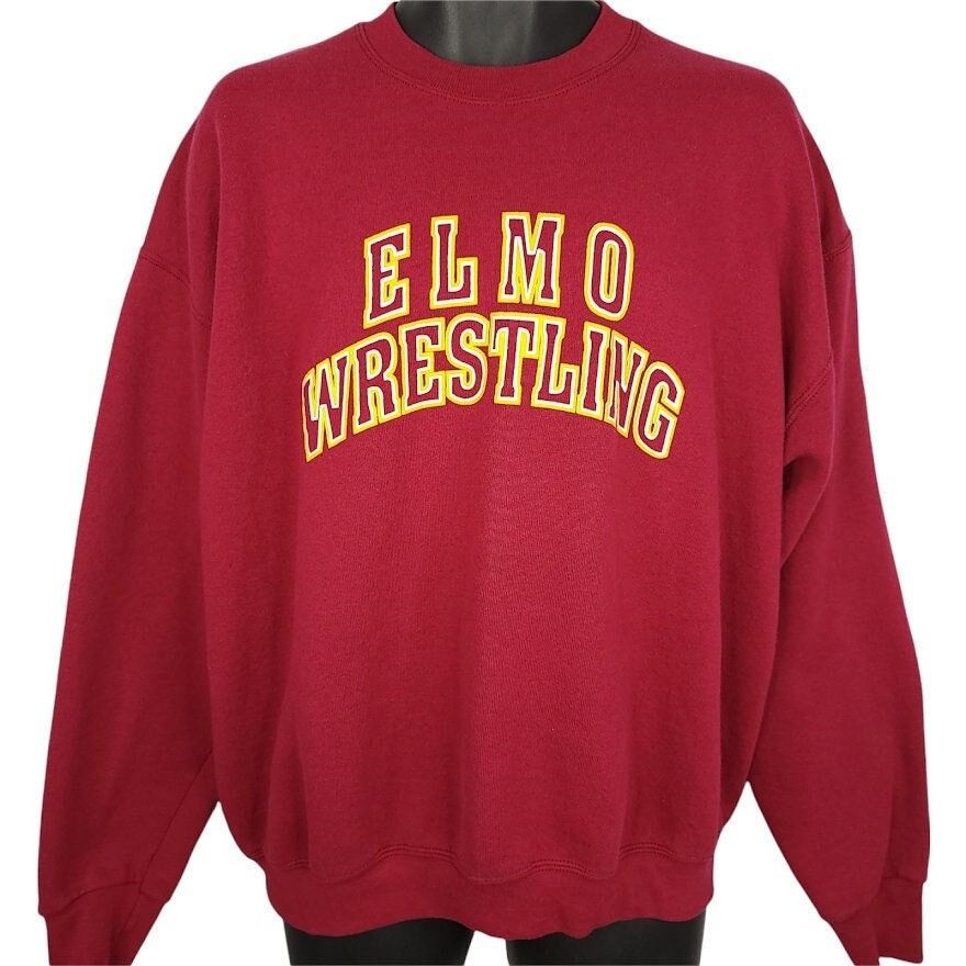 Vintage ELMO Wrestling Sweatshirt Vintage 90s El Modena High School ...