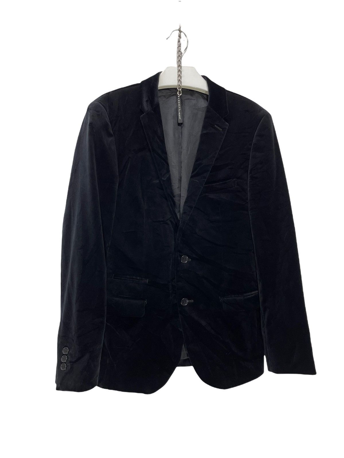 Vintage Black Velvet Blazer Grailed