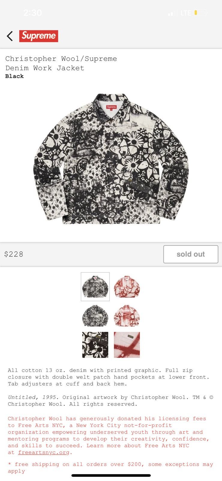 Supreme Christopher Wool / Supreme Denim Work Jacket | Grailed