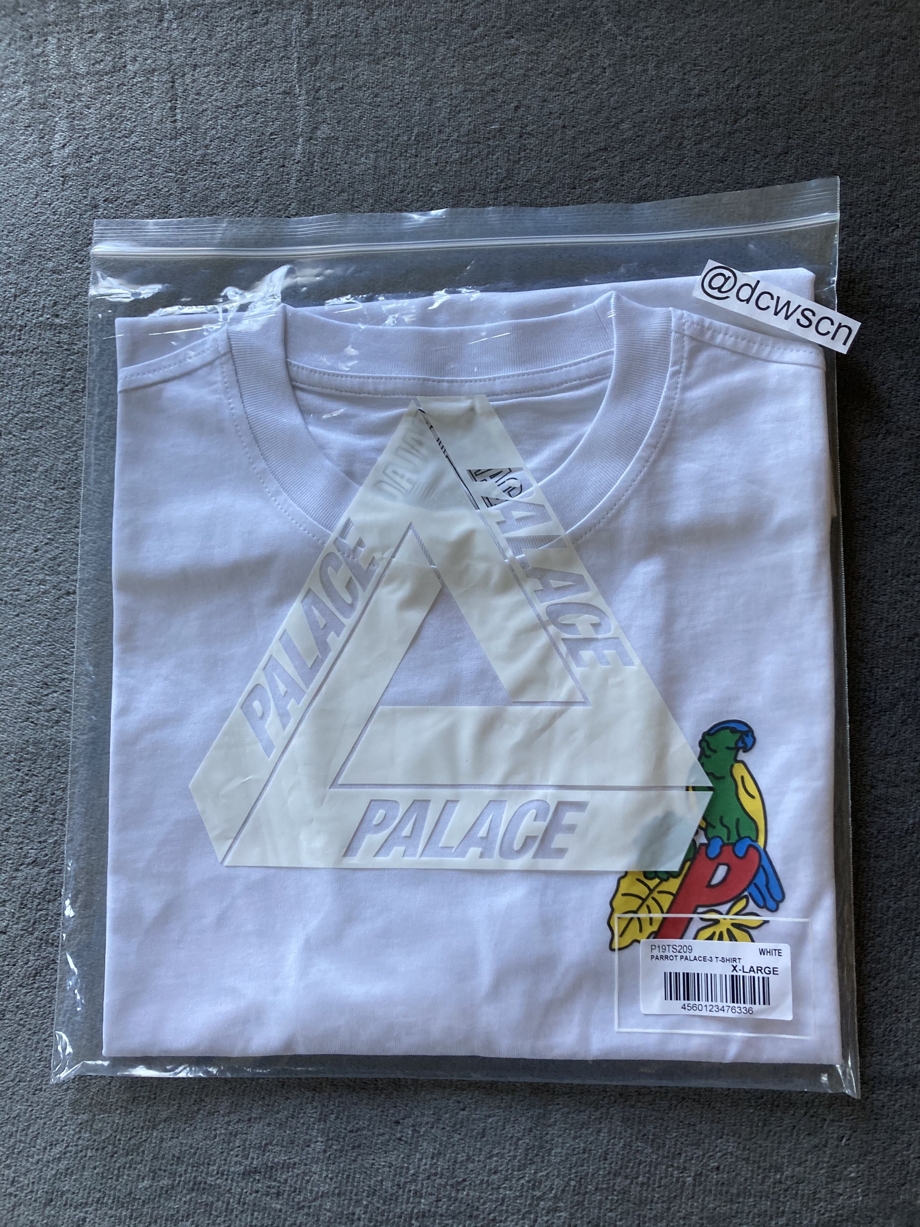 Palace Parrot Palace-3 Tee FW20 White | Grailed