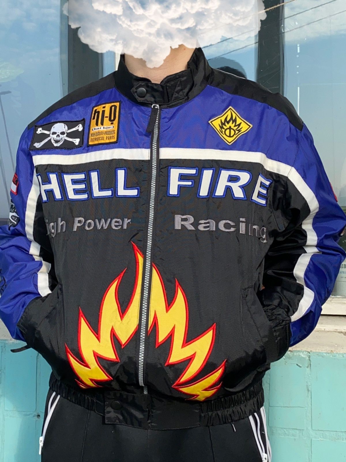Racing × Vintage Vintage Hellfire Racing Jacket Polo | Grailed