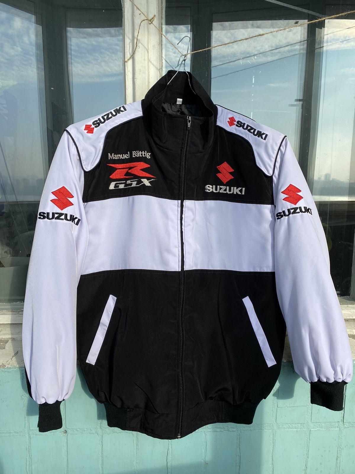Japanese Brand × Racing × Vintage Vintage Suzuki Racing Jacket Bomber ...