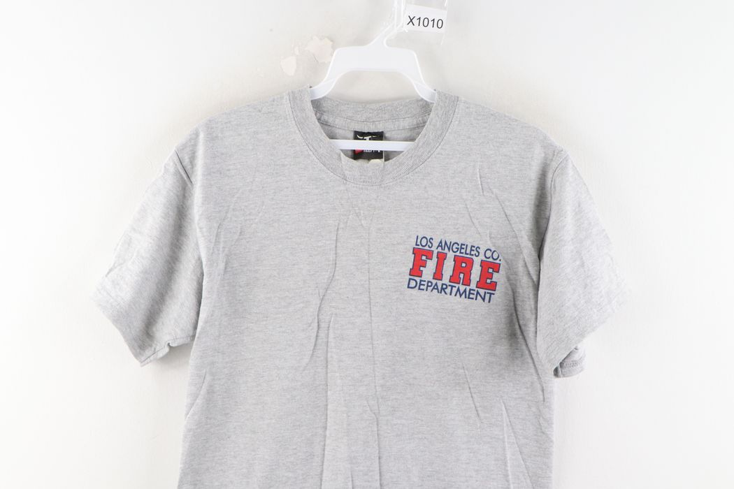 Vintage Vintage Los Angeles Fire Department Double Sided T-Shirt | Grailed