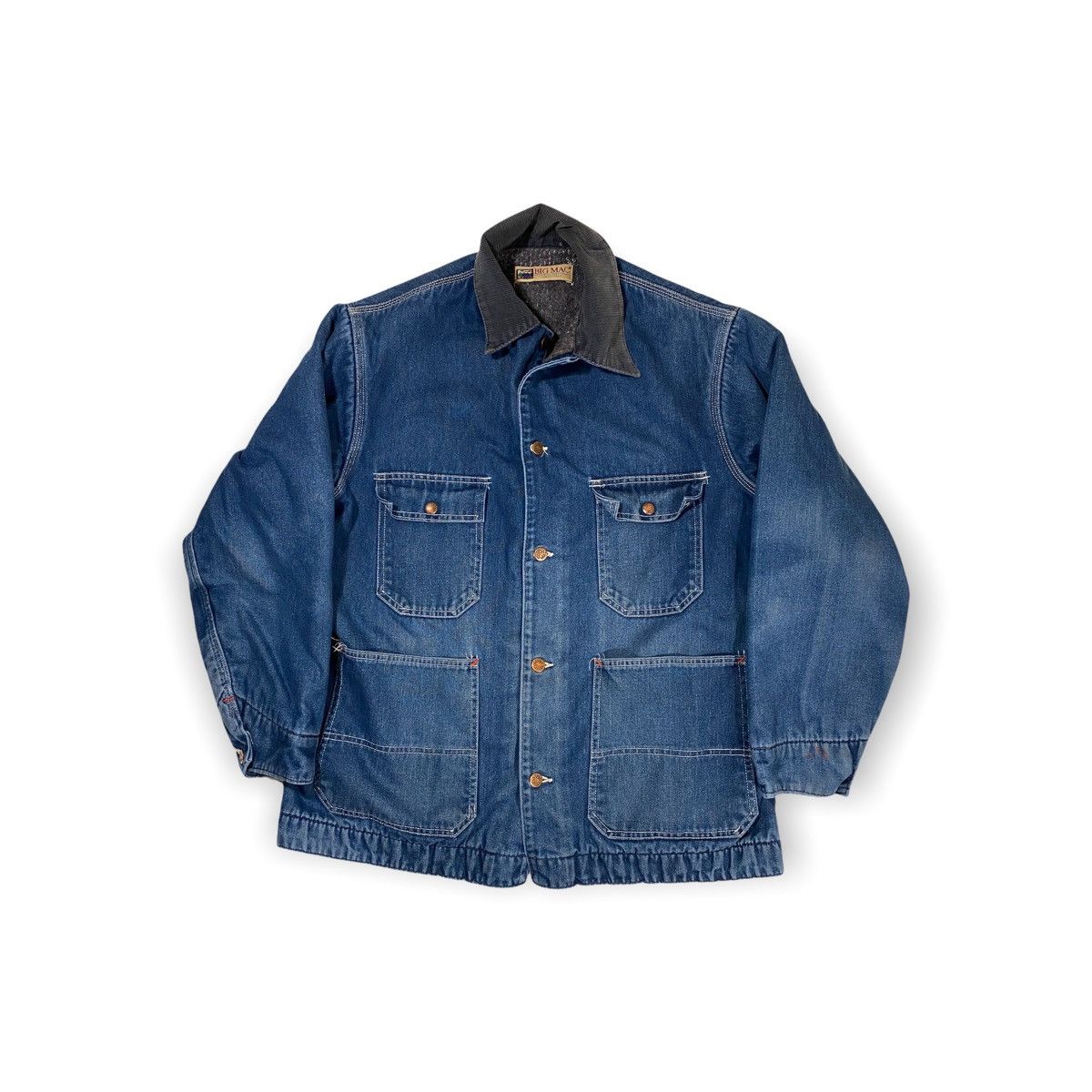 Big Mac × Streetwear × Vintage Vintage Big Mac Blanket Lined Denim Coat ...