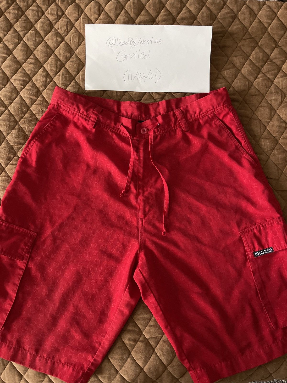 Streetwear Gucci Reflective Cargo Shorts | Grailed