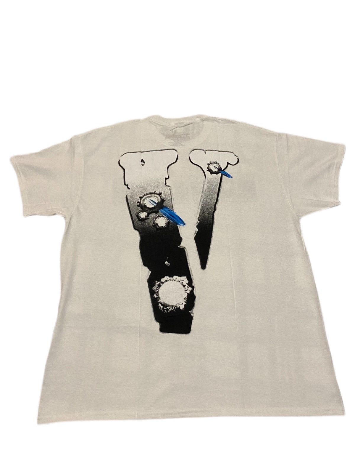 Vlone *NEW* Pop Smoke X Vlone Hawk Em’ T-Shirt White XL | Grailed