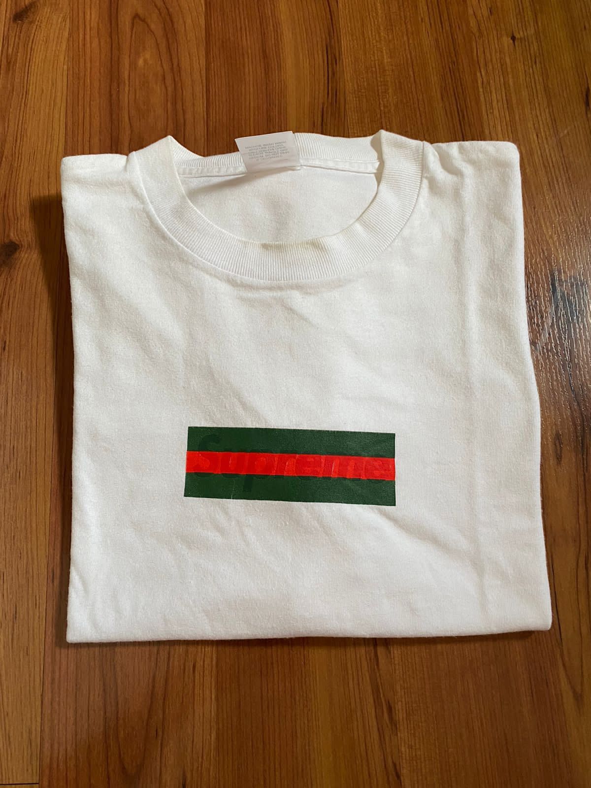 Gucci × Supreme × Vintage vintage 2000 Supreme Gucci Box Logo Tee | Grailed