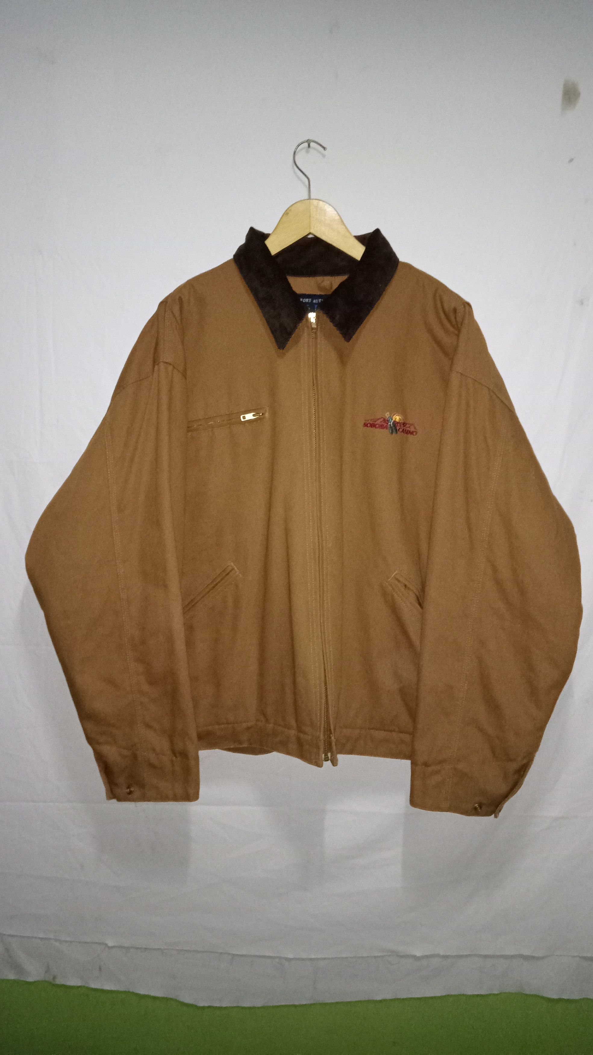 Vintage Vintage embroidered port authority work wear jacket | Grailed