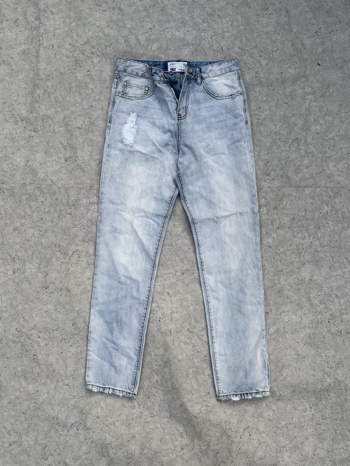 Kith × Ronnie Fieg NEW Kith Jeans Denim Blue 24 Size | Grailed