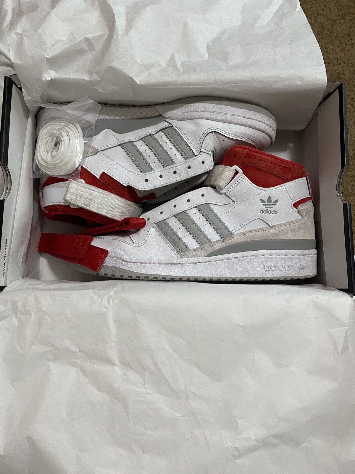 Adidas Smoke Grey Adidas Forum | Grailed