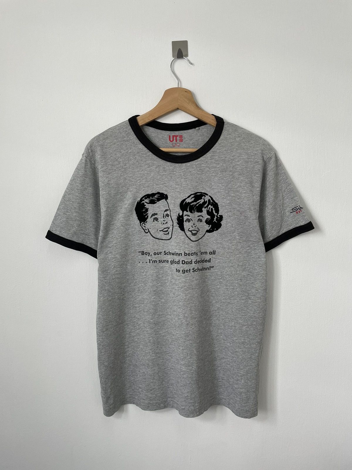 Japanese Brand × Uniqlo Ut x Schwinn Ringer Tshirt | Grailed