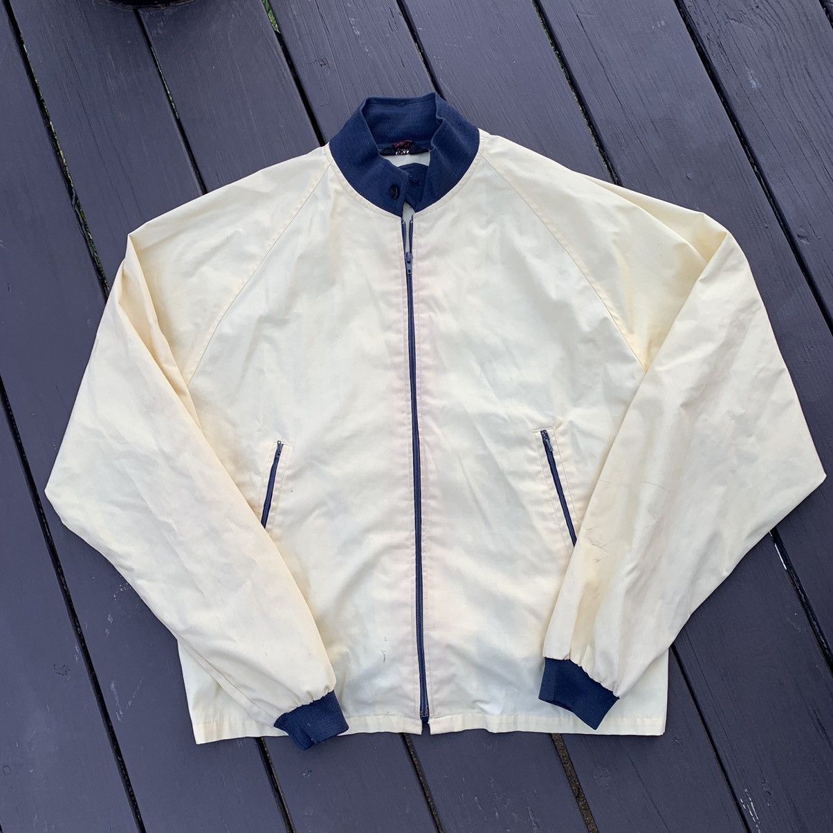 Vintage Pastel Yellow 80s Jacket | Grailed