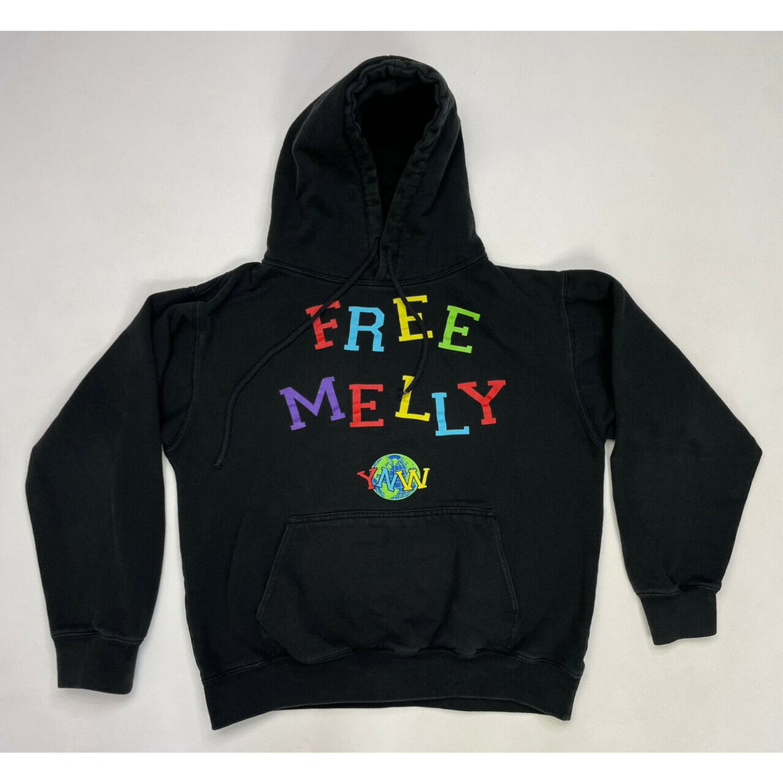 Vintage YNW Melly Free Melly Pullover Hoodie Men Adult Small Black ...