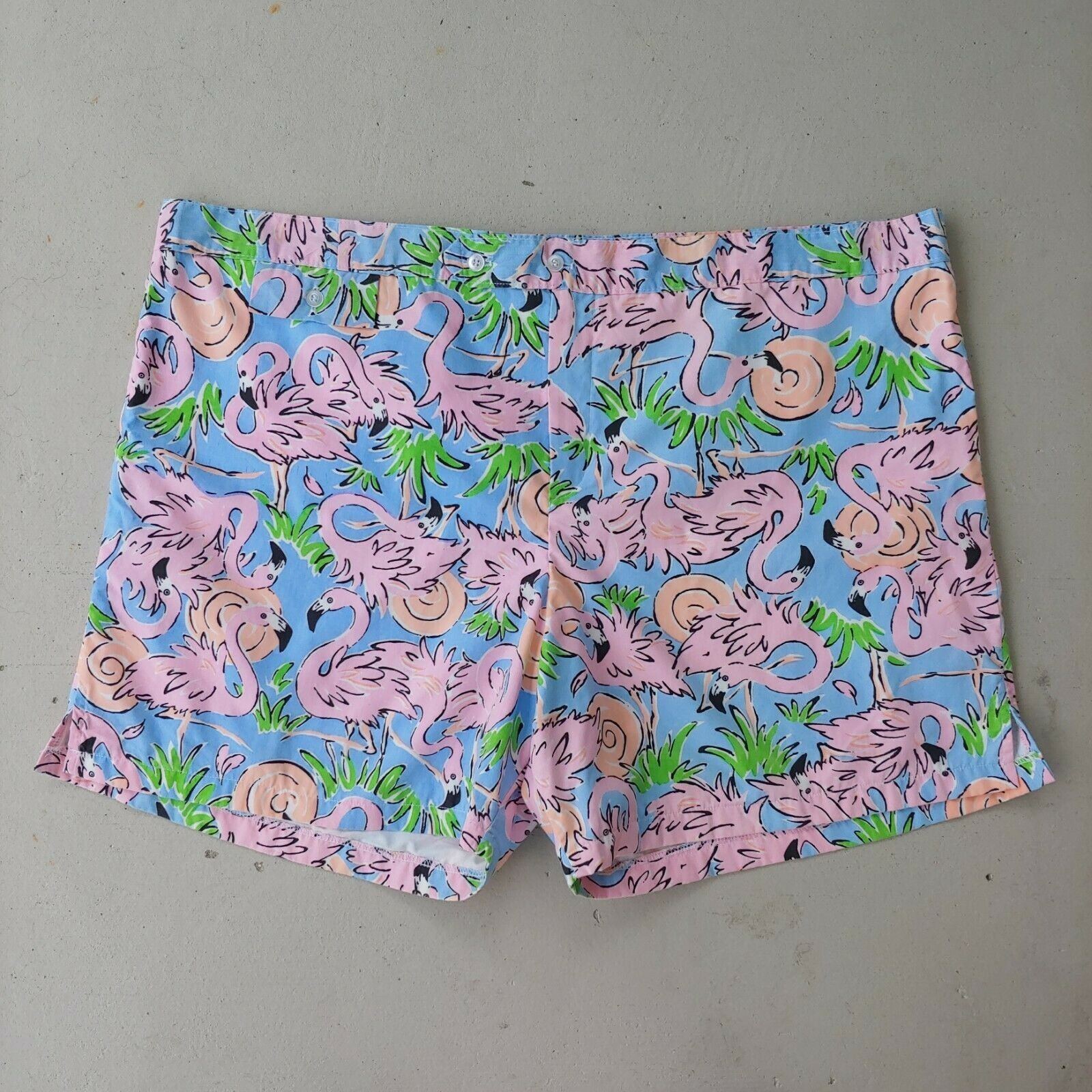 Other Vintage Key West Handprint Flamingo Tropical Shorts | Grailed