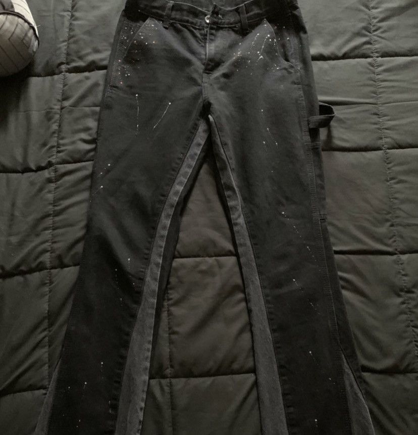 Black Icon × Custom × Vintage Flared ‘Black’ Denim - Custom Made | Grailed