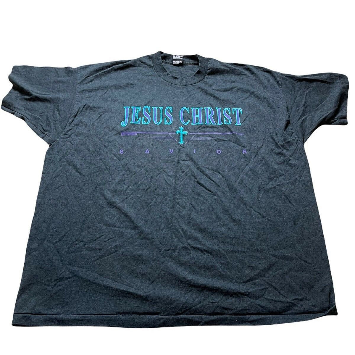 Vintage vintage 90s Jesus Shirt Adult 3XL Lords Gym Jesus Christ | Grailed