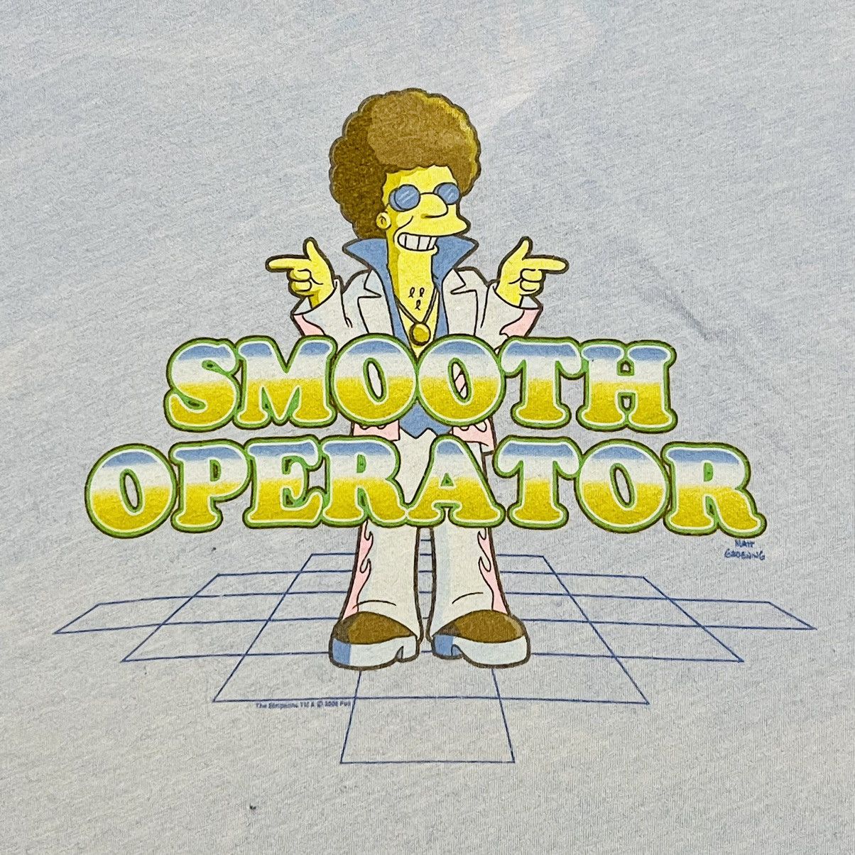 Vintage 2006 SMOOTH OPERATOR THE SIMPSONS TV PROMO RINGER TEE! | Grailed