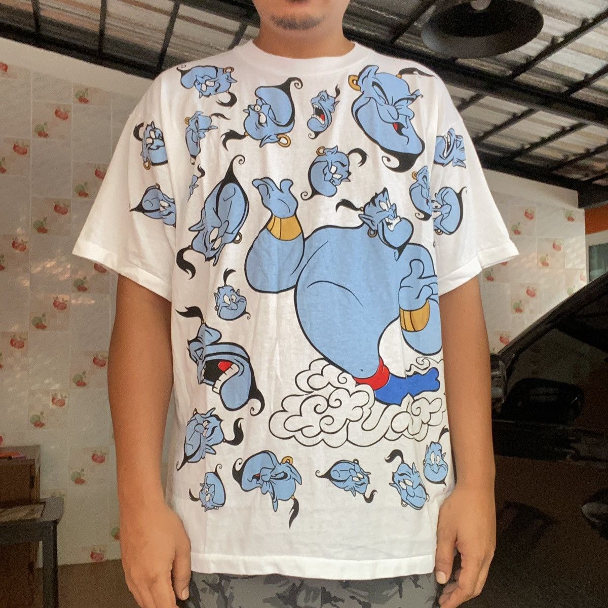 Disney Genie Aladdin Bootleg Tees Single Stitch | Grailed