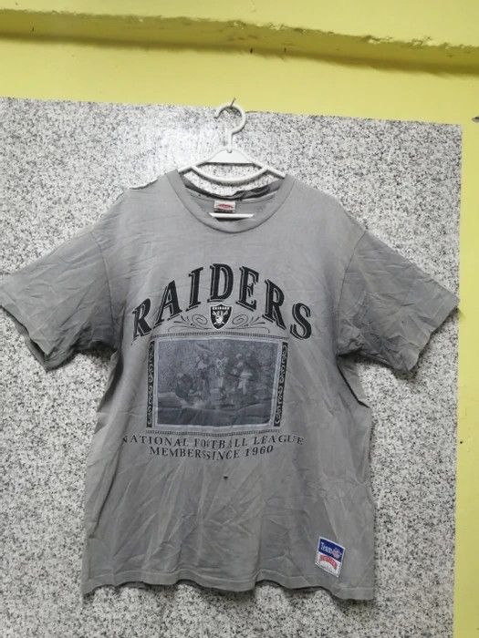 MLB × NFL × Nutmeg VINTAGE RAIDERS TEAM NFL FADED VERY RARE | Grailed
