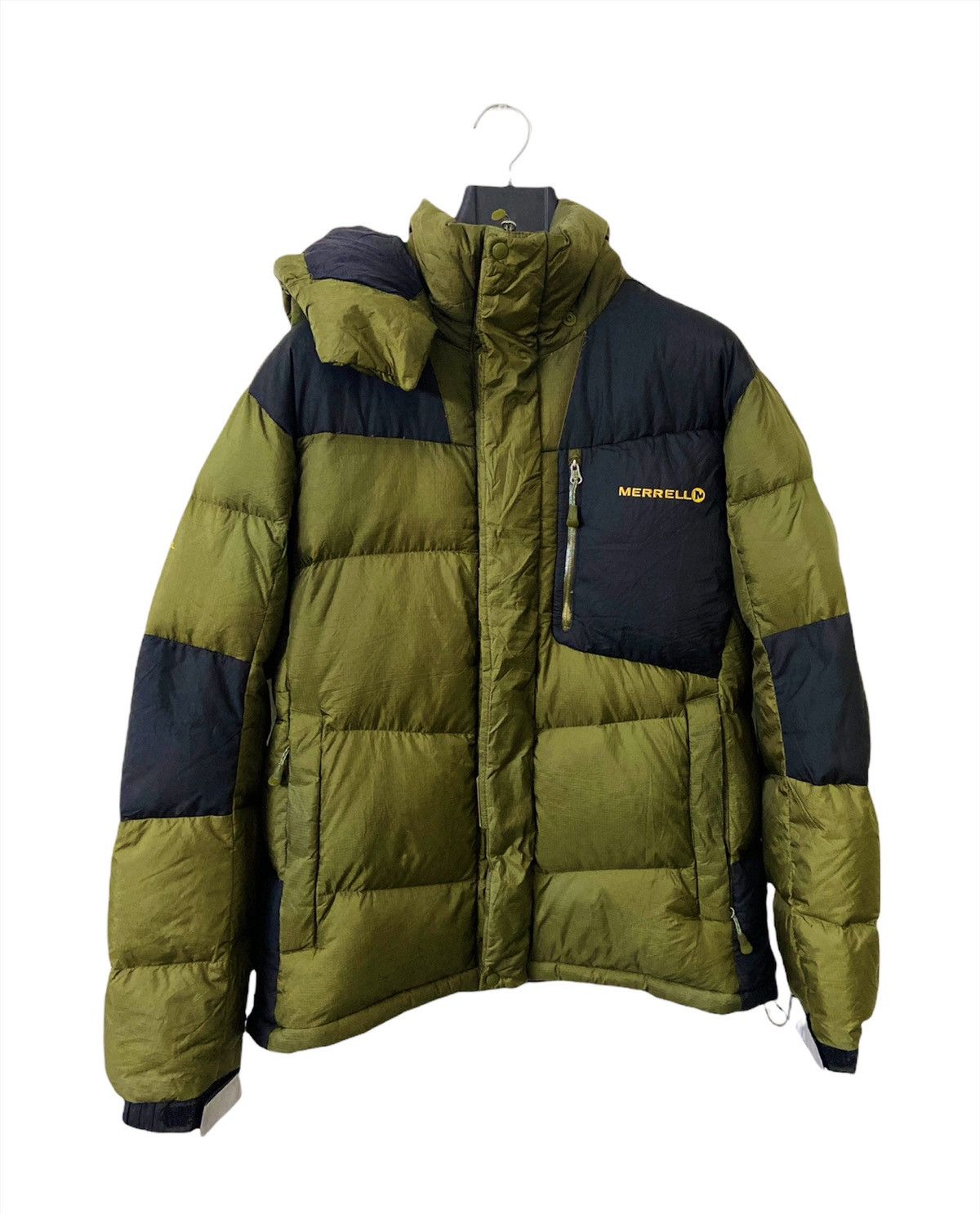 Merrell Merrell Olive Green Thick Warm Puffer Down Jacket | Grailed