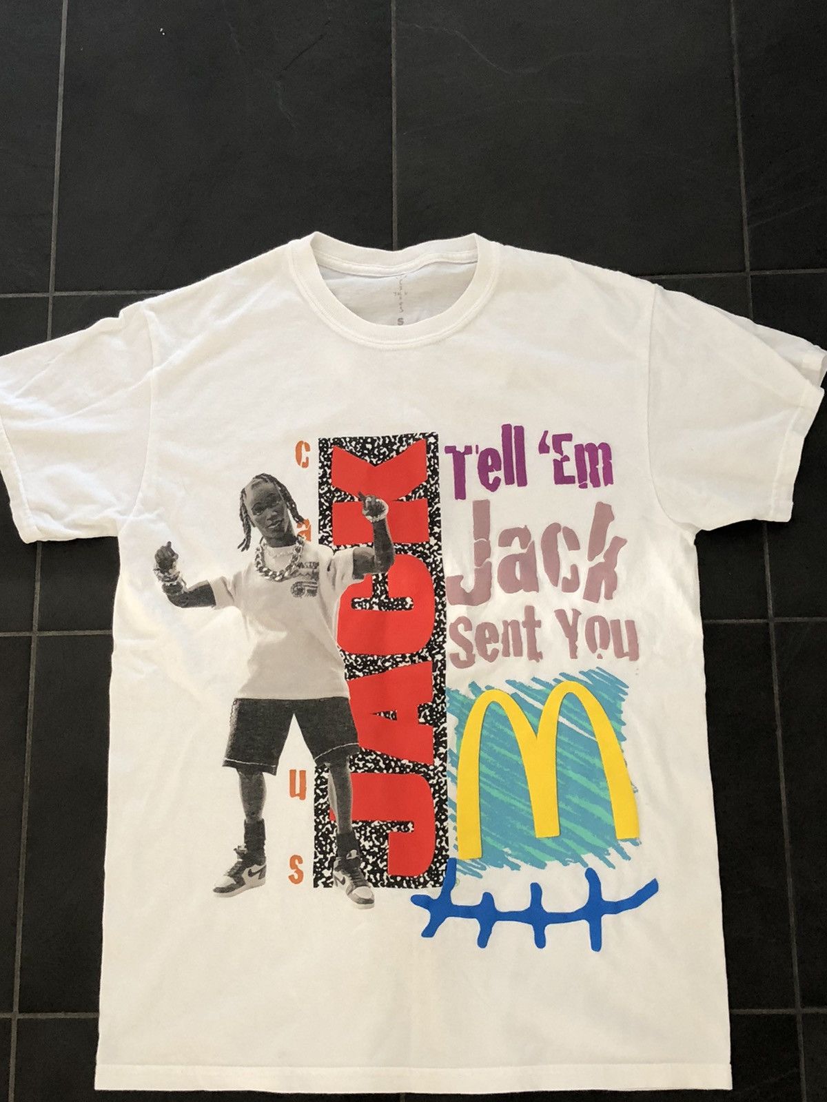 Travis Scott Travis Scott x McDonald’s Jack Smile T-shirt | Grailed
