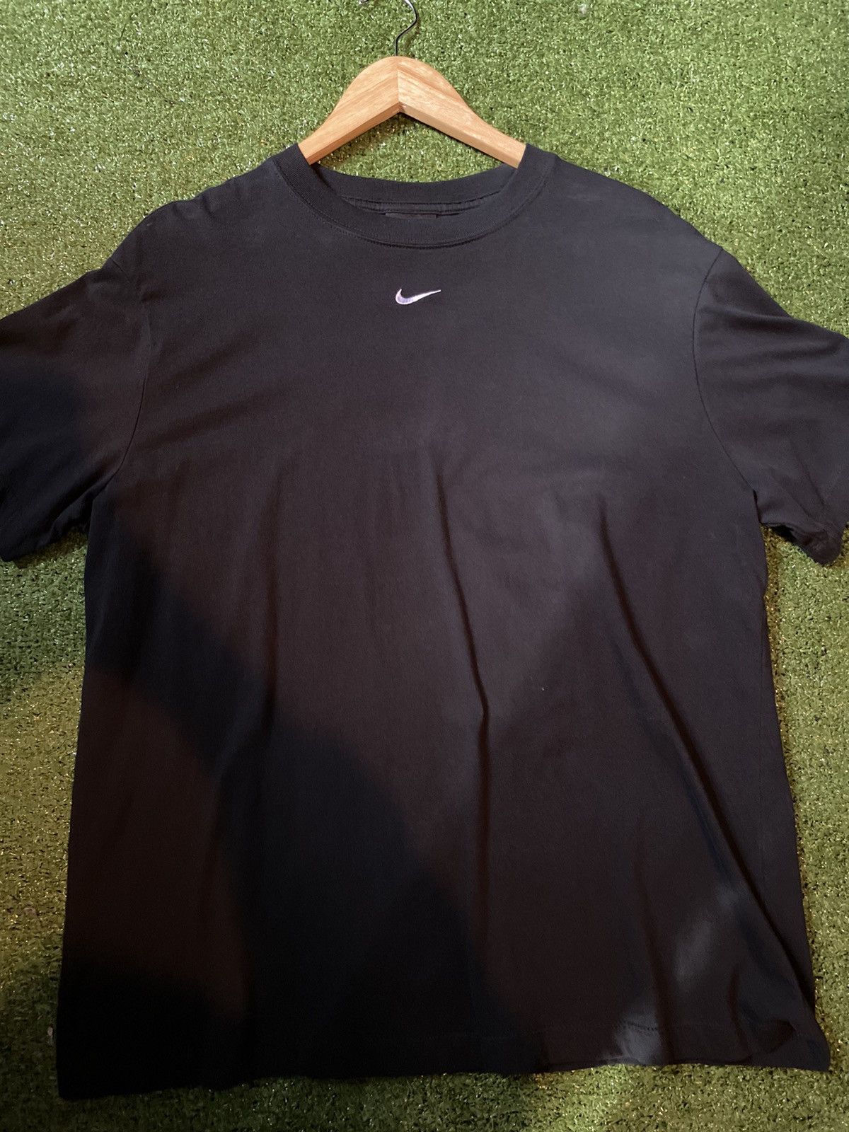 Made In Usa × Nike × Vintage Vintage 00s Black Nike Center Swoosh T ...