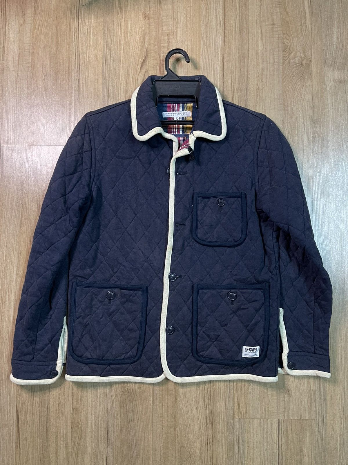 Designer × Goodhood × R.Newbold R.Newbold X Goodhood quilted jacket ...