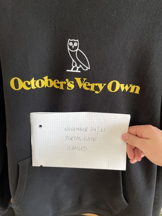 Octobers Very Own October Very Own Wordmark Hoodie | Grailed