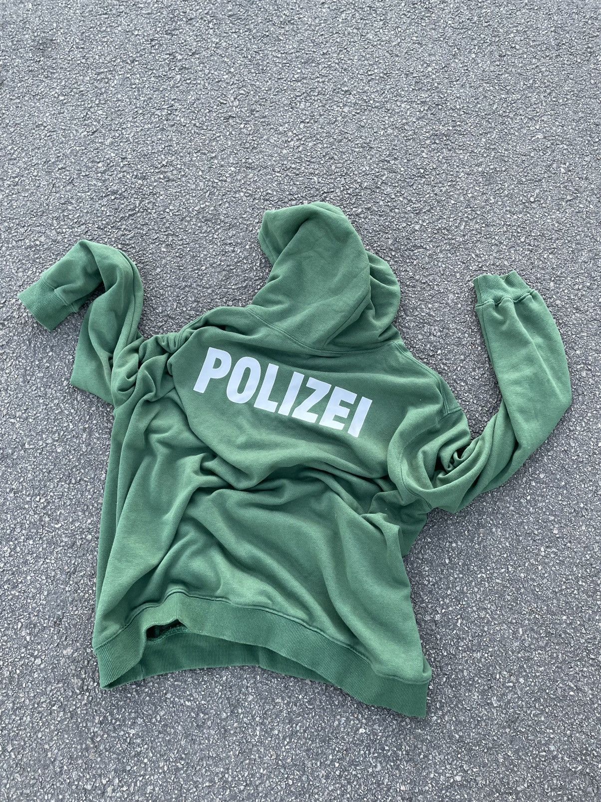 Custom Polizei police vintage hoodie German custom hand made | Grailed