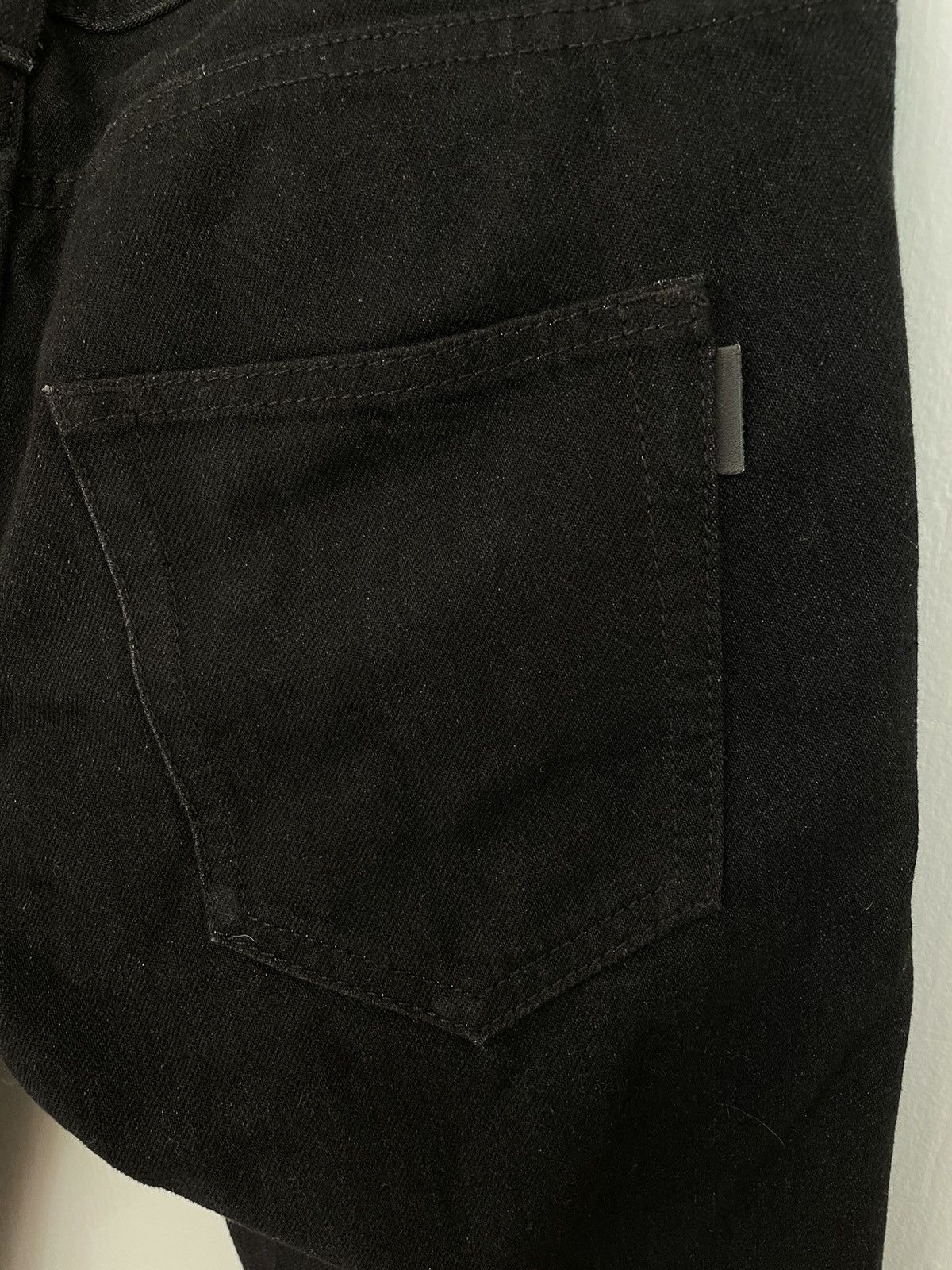 Hedi Slimane × Saint Laurent Paris Saint Laurent D18 Black Denim Jeans ...