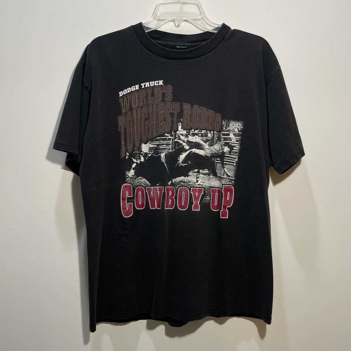 Streetwear × Vintage 90s Dodge Truck World’s Toughest Rodeo “Cowboy Up ...