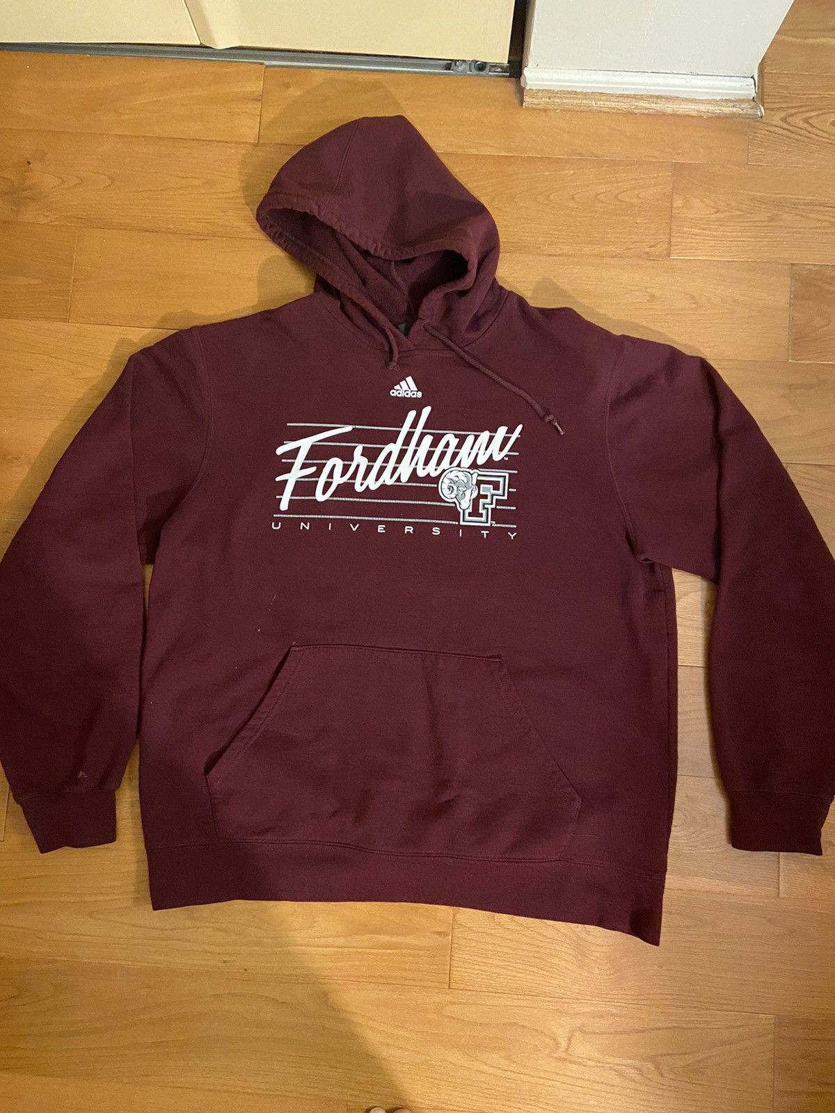 Adidas Vintage Fordham University Hoodie | Grailed
