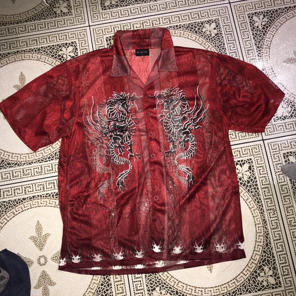 Edition Japan × Flannel × Mafia Flannel dragon japan mafia fire yakuza ...