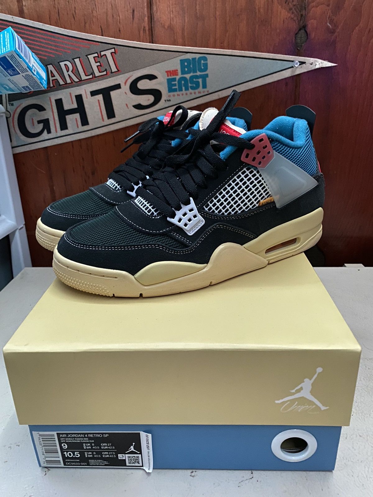 Jordan Brand × Union Air Jordan 4 Union Off Noir | Grailed