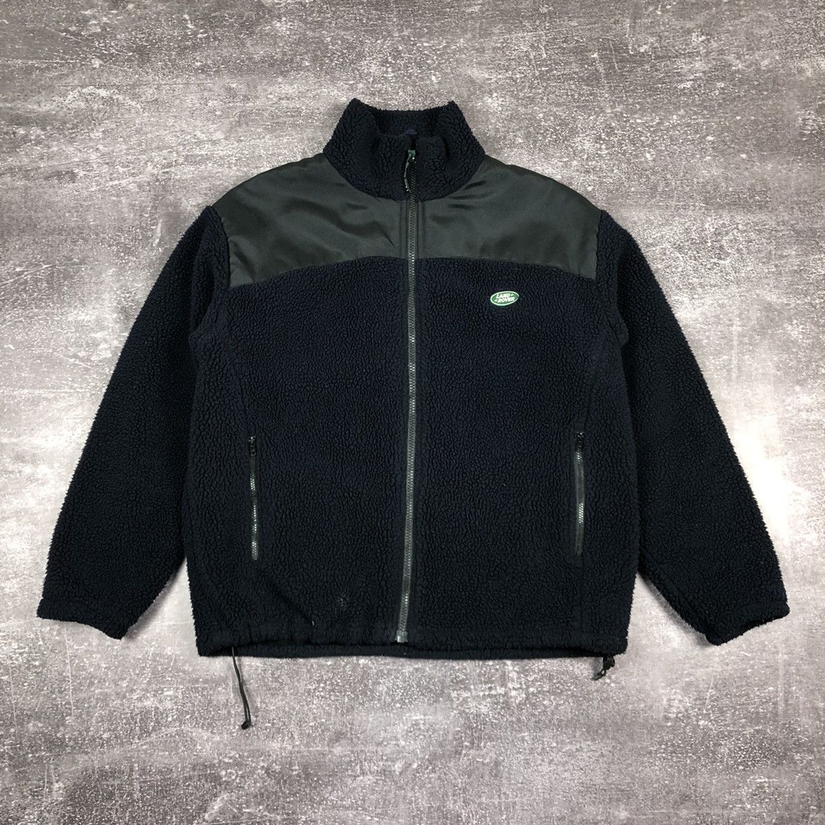 Vintage Vintage Land Rover Navy Fleece Jacket Rare 2000s | Grailed