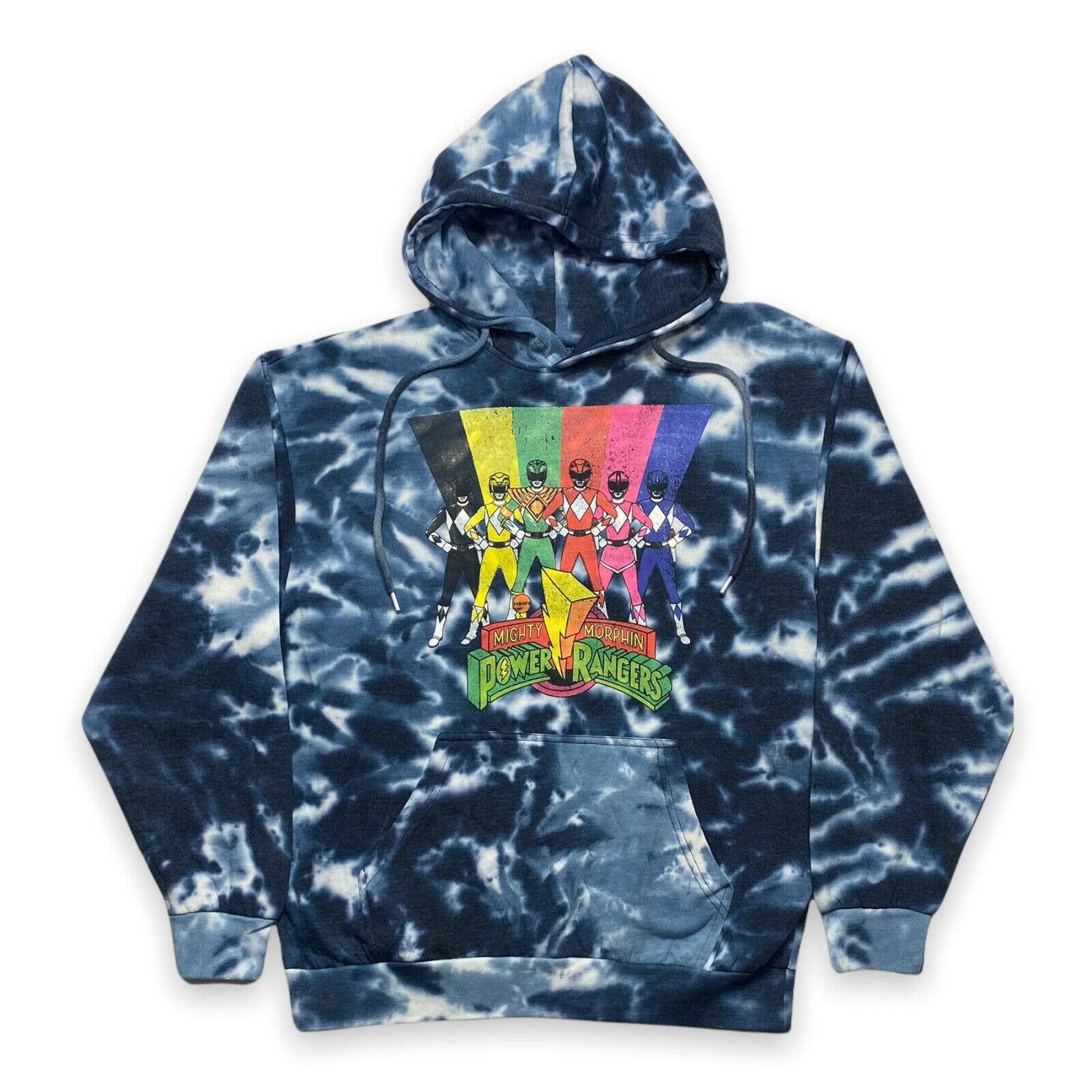 Brand New × Movie Mighty Morphin Power Rangers Tie Dye Retro Hoodie ...