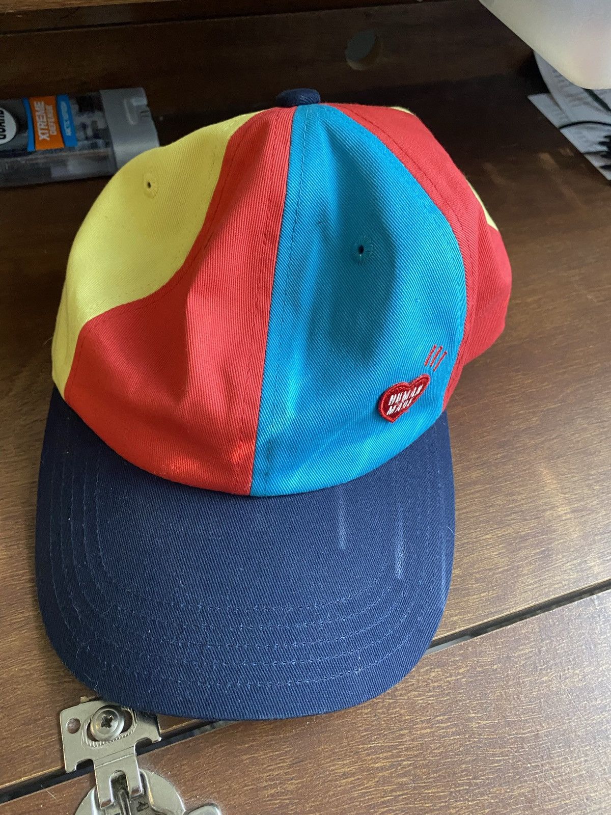 Human Made × Nigo Multicolor Heart Logo Cap | Grailed